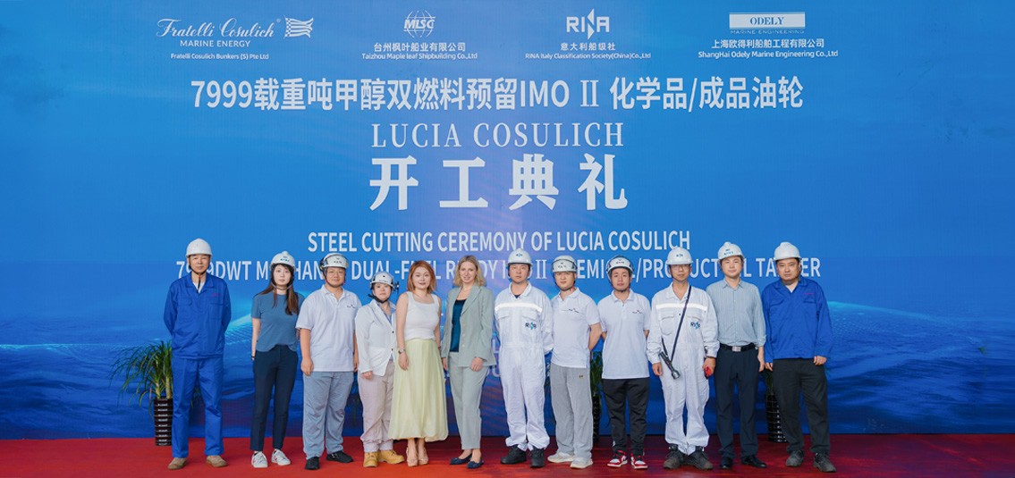 Fratelli Cosulich holds steel‑cutting ceremony for Lucia Cosulich ...