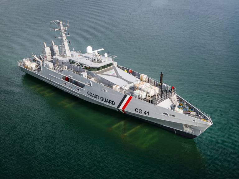 Austal Australia launches first of two cape class patrol boats for ...