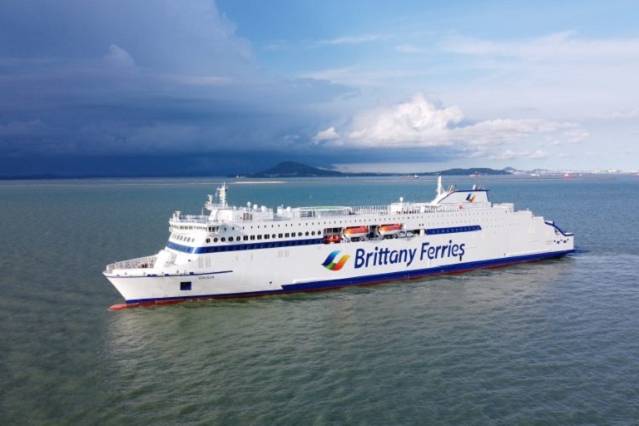 Portsmouth welcomes Galicia – Brittany Ferries brand new ship for Spain - VesselFinder