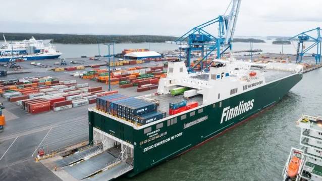 Finnlines held naming ceremony for a new hybrid ro-ro - VesselFinder