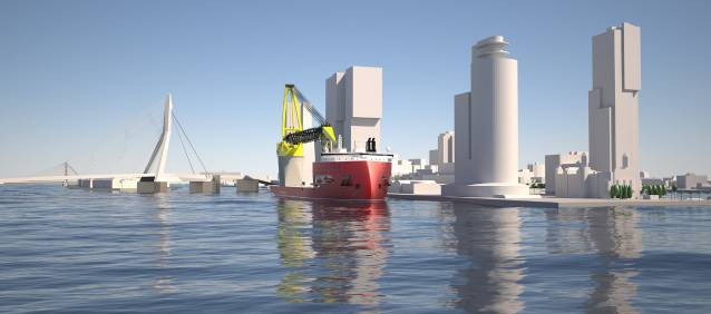 Ulstein develops 8,000t foundation installation vessel - VesselFinder
