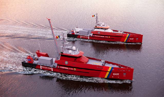 Damen to build two emergency response vessels for Romania - VesselFinder