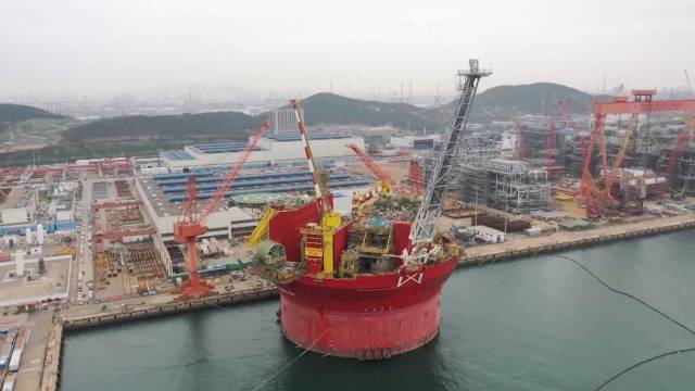 Watch: 32,000-Ton FPSO Vessel Successfully Delivered In Qingdao ...