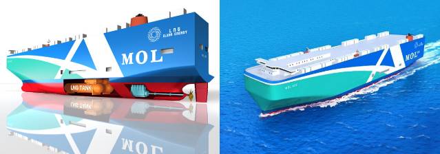 MOL Announces New Series Name and New Hull Color Design for LNG-fueled ...