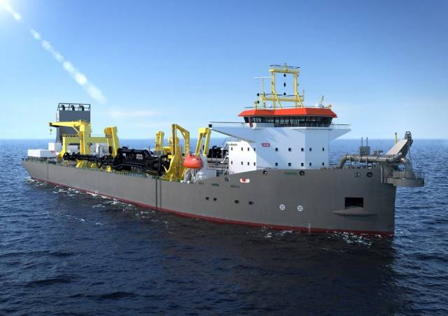 Boskalis orders large 31,000 m3 trailing suction hopper dredger from Royal IHC - VesselFinder