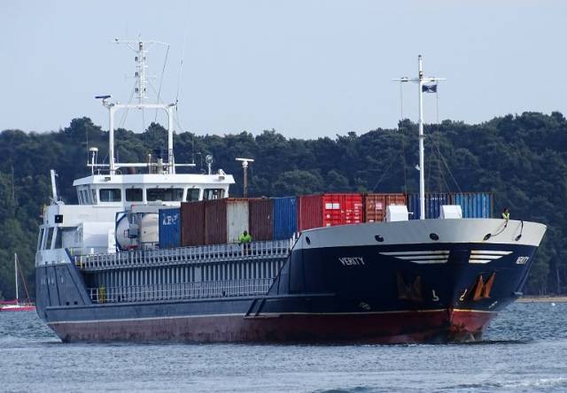 British-flagged cargo ship Verity sinks in North Sea after collision ...