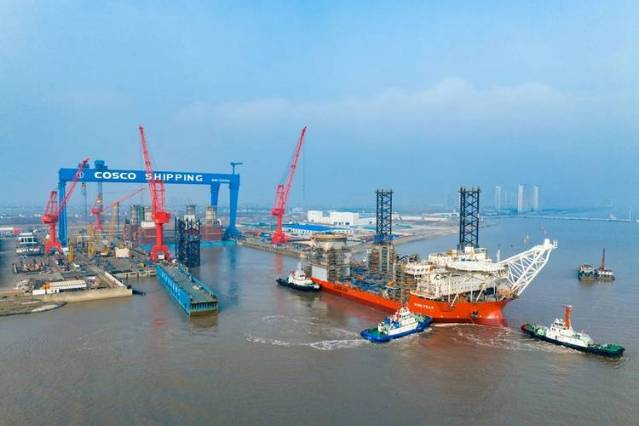 Chinese Shipyard Launches Cadeler’s Newbuild Offshore Wind Vessel ...
