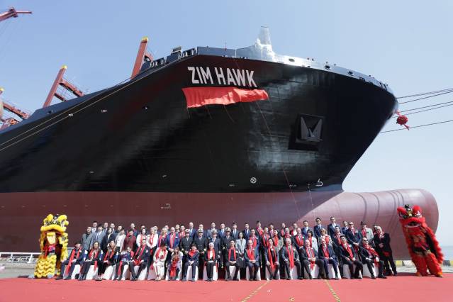 ZIM Held Naming Ceremony of ZIM Hawk - VesselFinder
