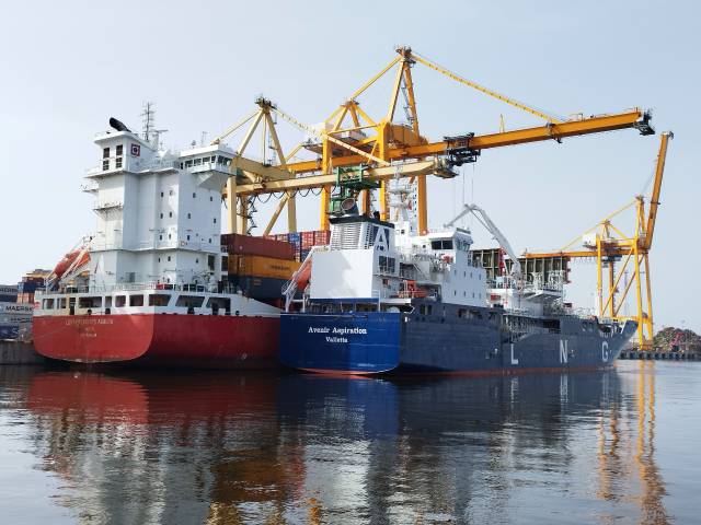 The First Lng Bunkering Operation Performed At Klaipeda Port Vesselfinder