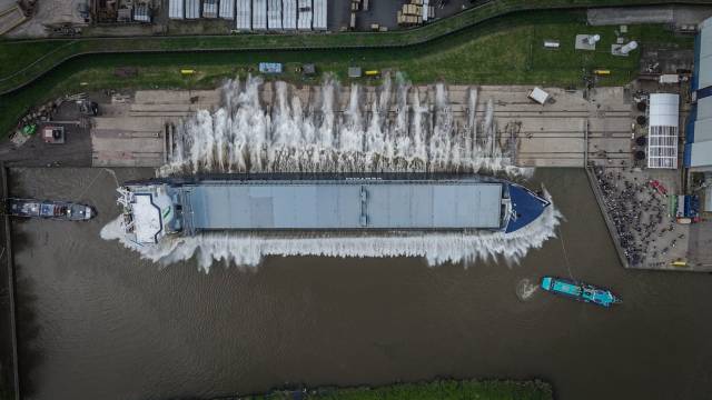 Thecla Bodewes Shipyards Successfully Launches 7.280dwt vessel Vertom ...