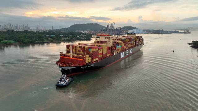 MSC MARIE Ship Sets Record for Largest Cargo Capacity - VesselFinder