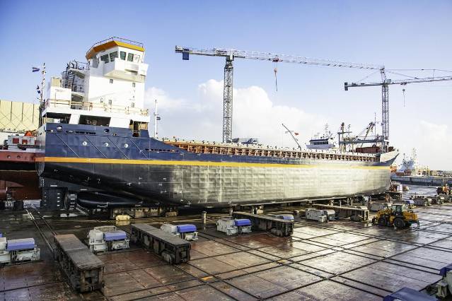Thecla Bodewes Shipyards Successfully Launches 5,050 Dwt Vessel IANA ...