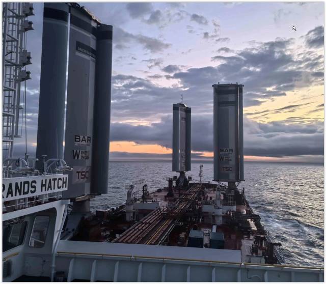 LR delivers classification for world-first WindWings® Aframax tanker ...