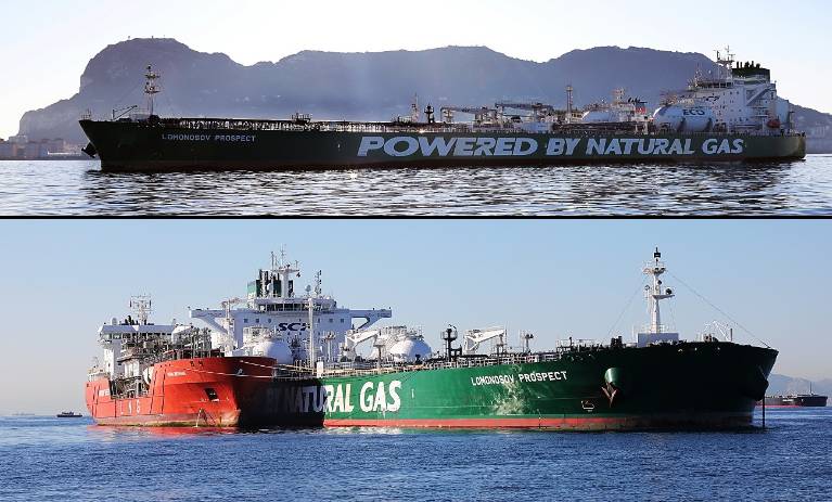 First LNG bunkering completed in Gibraltar by Shell - VesselFinder