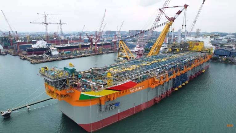 WATCH: First series of Topside Modules lifting for Prosperity FPSO ...