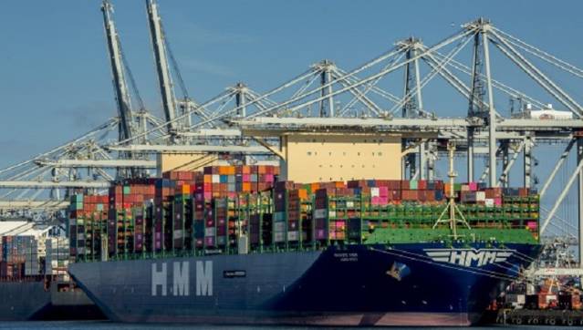 Largest Container Ships In The World Visit The ECT Delta Terminal ...