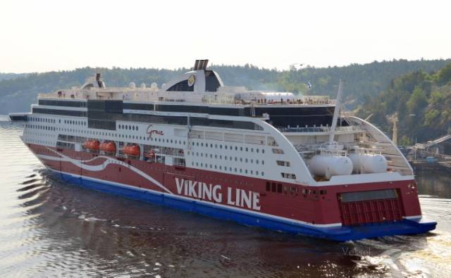 Volume of freight transport has remained high on Viking Line ships ...