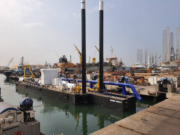 Damen launches its first Middle-East-built cutter suction dredger type ...