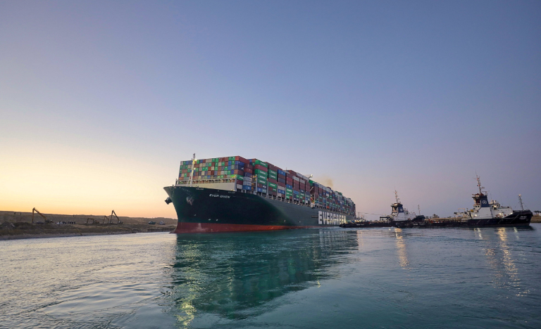 Ever Given is Finally Free and under way - VesselFinder