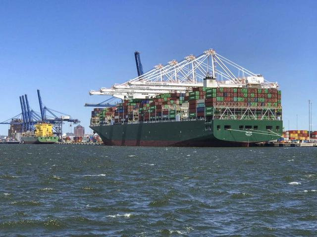 Largest container ship to ever visit Maryland arrived at Port of ...