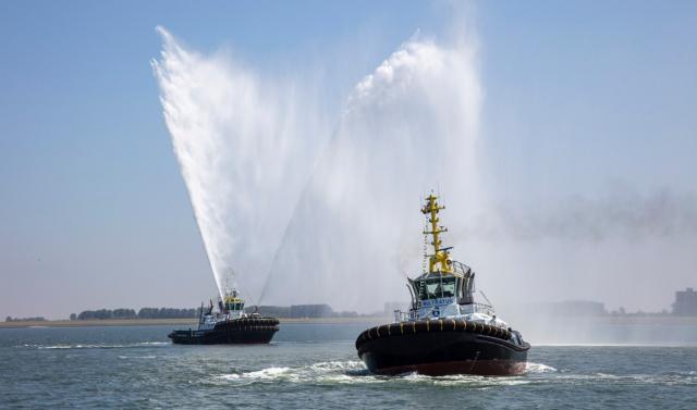 Multraship holds naming ceremony for two new Damen Tugs - VesselFinder