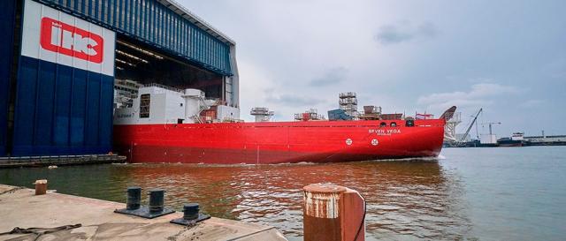 Subsea 7 and Royal IHC launch reel-lay vessel Seven Vega - VesselFinder