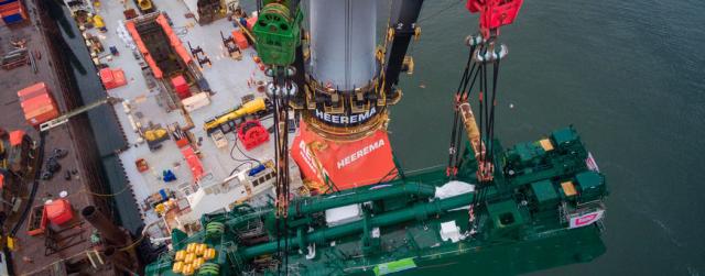 Heerema's Aegir Installs Cutterladder into World's Most Powerful Cutter ...