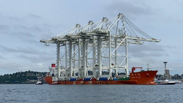SSA Marine brings in four of the largest cranes on the West Coast to ...