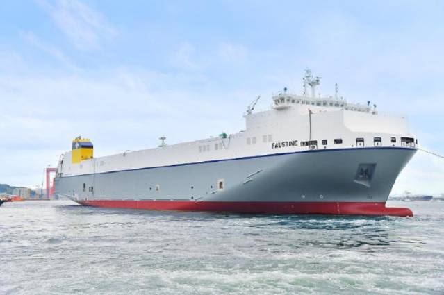 Hyundai Mipo delivers CldN’s RORO ship equipped with dual fuel ...
