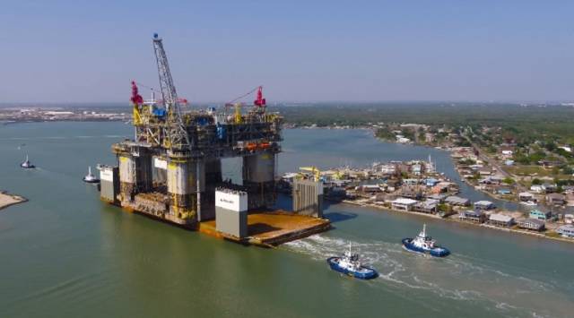 bp’s Argos platform arrives in Texas - VesselFinder