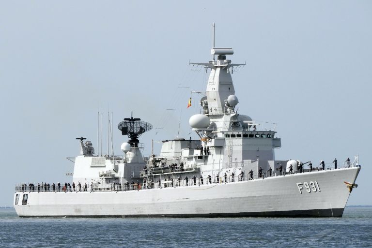 NATO WARSHIP F931, Military ops - Scheepsdetails en huidige positie - MMSI 205205000 - VesselFinder