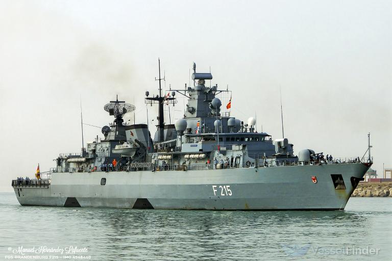 NATO WARSHIP F215, Military ops - Schiffsdaten und aktuelle Position - MMSI 211210160 - VesselFinder