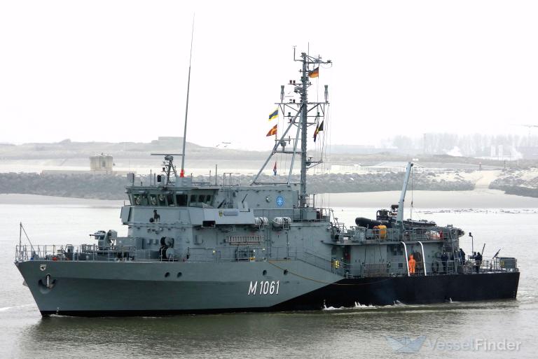 GERMAN WARSHIP M1061, Military ops - Details and current position ...