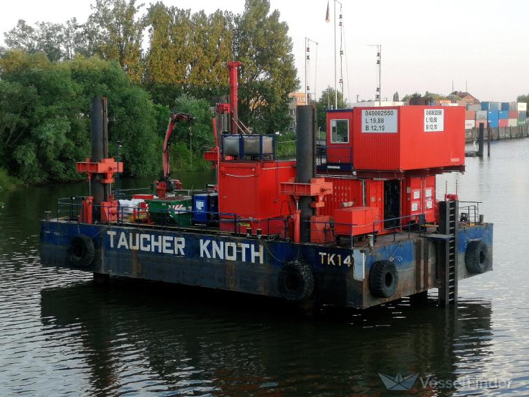 TK14, Dredging or UW ops - Details and current position - MMSI ...