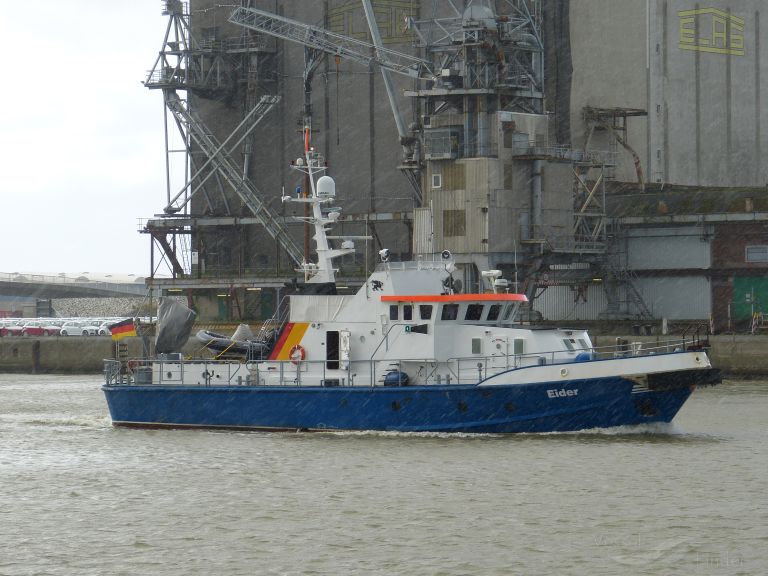 EIDER, Patrol Vessel - Details and current position - IMO 8813544 ...