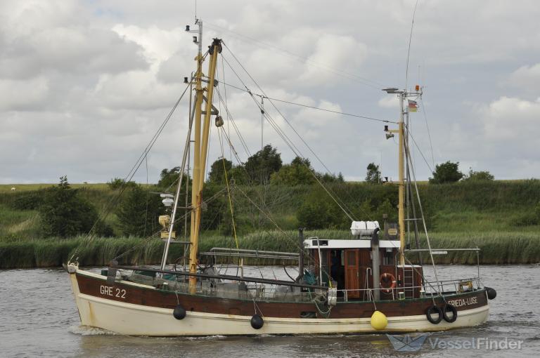 FRIEDA LUISE, Fishing vessel - Details and current position - MMSI ...