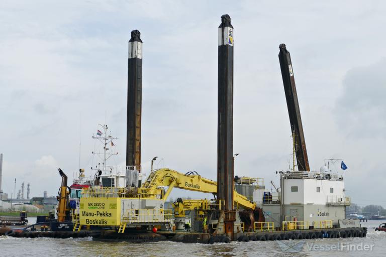 MANU PEKKA, Dredging or UW ops - Details and current position - MMSI ...