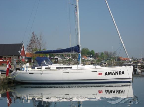 AMANDA, Sailing vessel - Details and current position - MMSI 219021725 ...