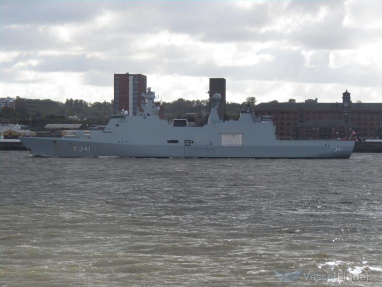 DANISH WARSHIP F341, Military ops - Details and current position - MMSI ...