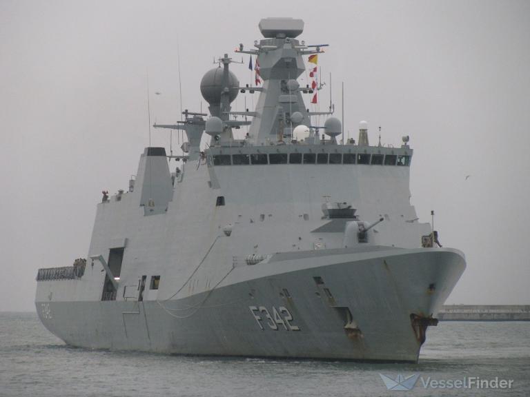 DANISH WARSHIP F342, Military ops - Details and current position - MMSI ...