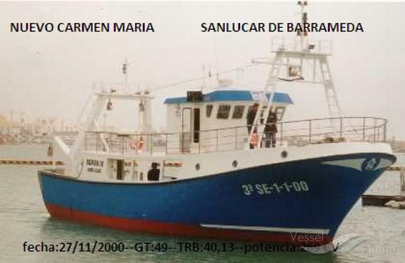 NUEVO CARMEN MARIA, Fishing vessel - Detalles del buque y posición ...