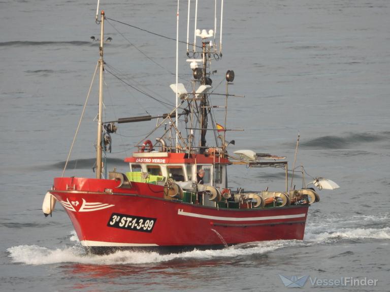 CASTRO VERDE, Fishing vessel - Details and current position - MMSI ...