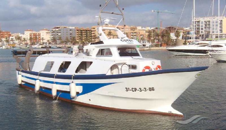 COTET, Fishing vessel - Details and current position - MMSI 224258570 ...