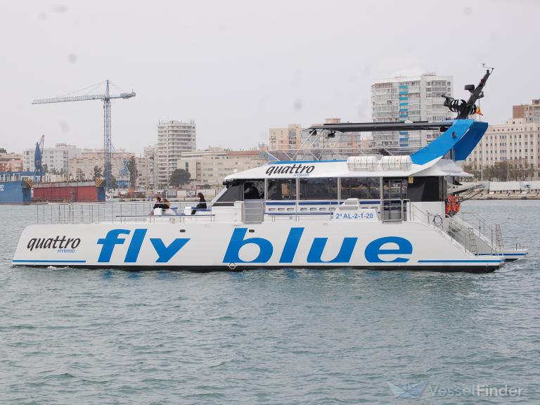 FLY BLUE QUATTRO, Passenger ship - Details and current position - MMSI ...