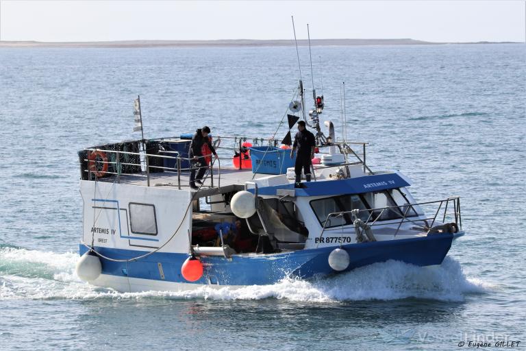 ARTEMIS 4, Fishing vessel - Details and current position - MMSI ...