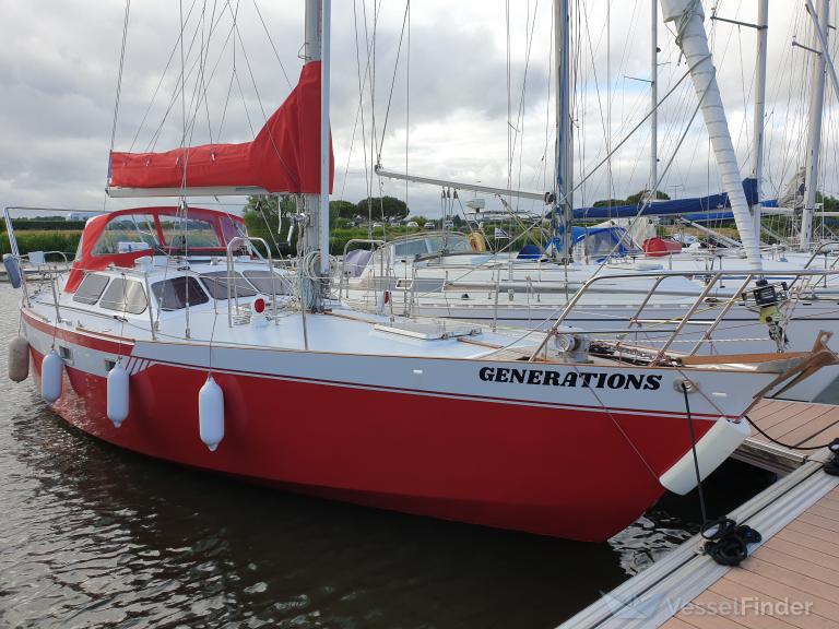 GENERATIONS, Sailing vessel - Details and current position - MMSI ...