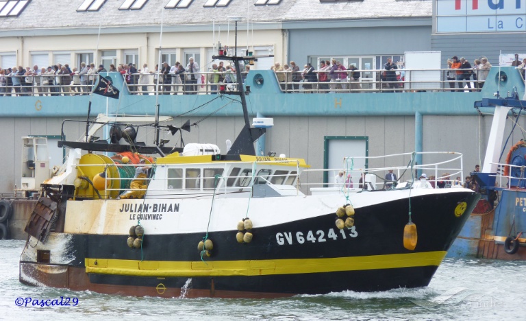 FV JULIAN BIHAN, Fishing vessel - Details and current position - MMSI ...