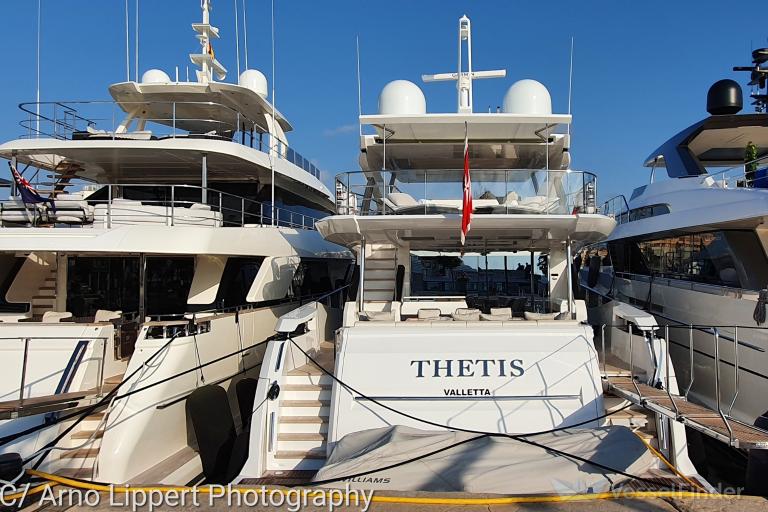 THETIS, Pleasure craft - Details and current position - MMSI 229239000 ...