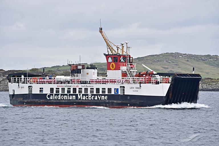 LOCH RANZA, Passenger ship - Details and current position - MMSI ...