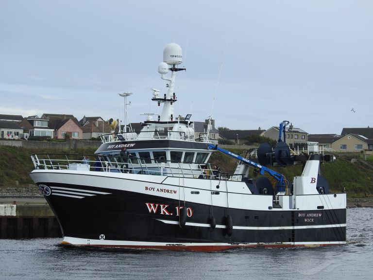 BOY ANDREW, Fishing vessel - Details and current position - MMSI ...